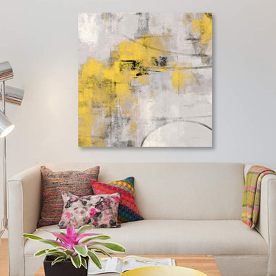 East Urban Home Stone Gardens II Yellow by Silvia Vassileva - Gallery-Wrapped Canvas Giclée ...